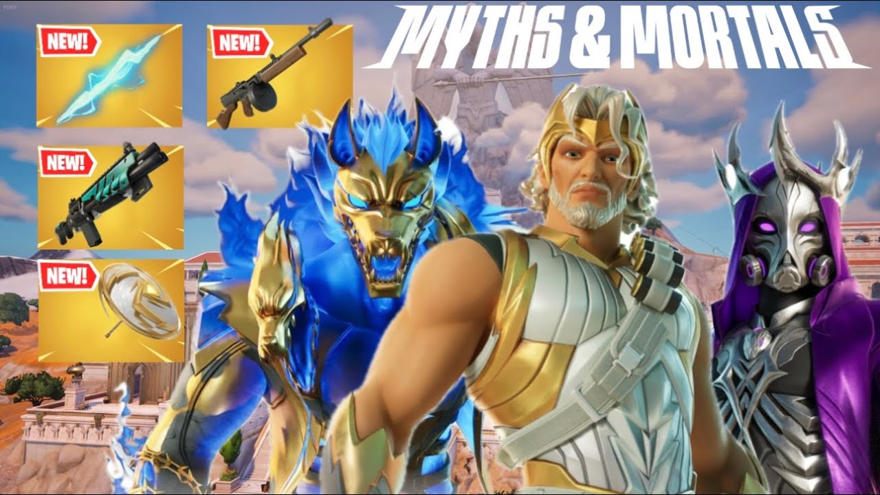 Fortnite myths and mortals season 2 gameplay (new map changes, new ...