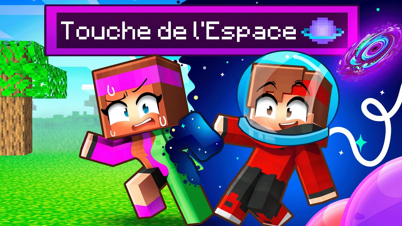 Minecraft Mais tout ce que je TOUCHE devient l'Espace ! - YouTube