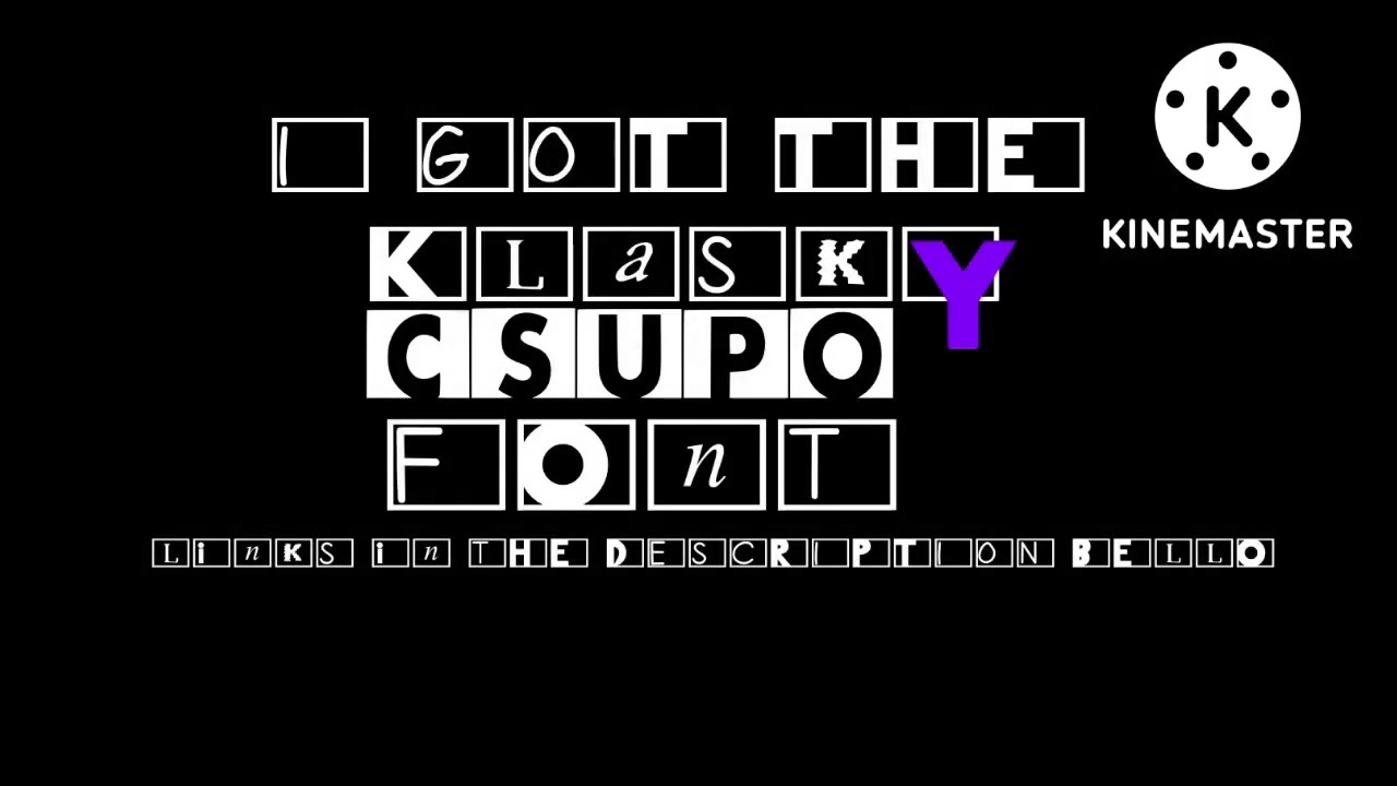 I Got The Klasky Csupo Font - YouTube