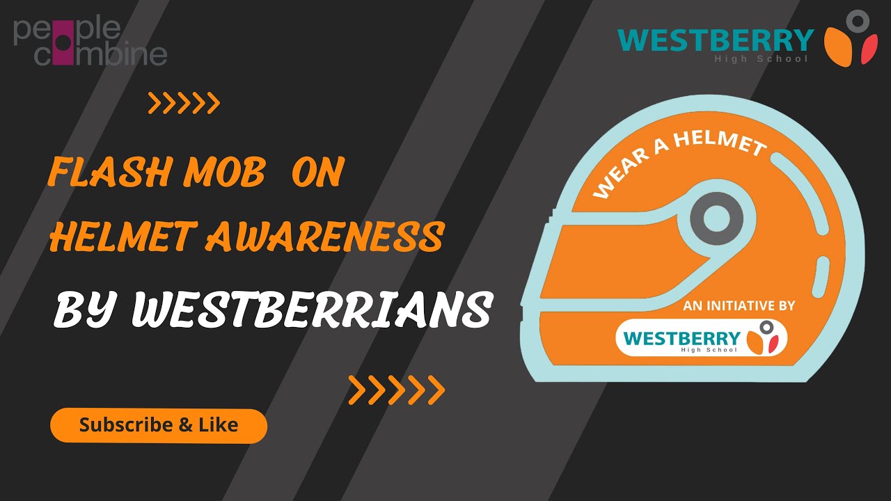 HELMET AWARENESS FLASH MOB BY WESTBERRIANS - YouTube