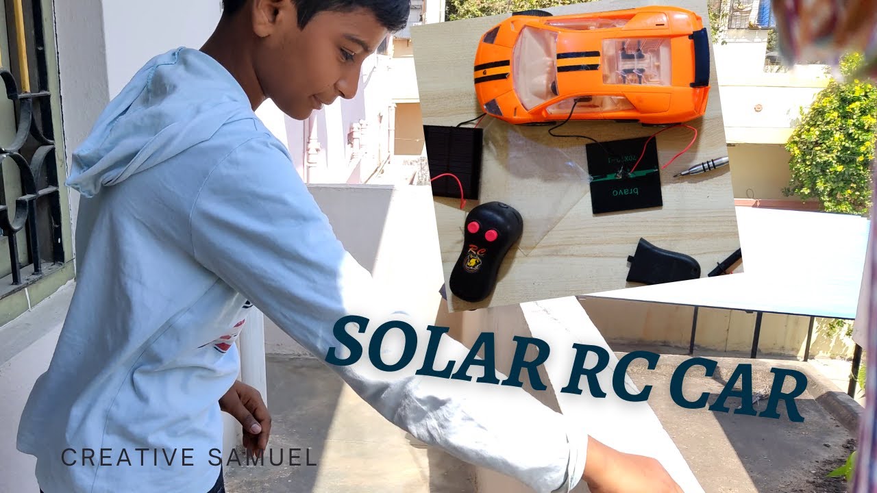 How to make normal RC car into Solar RC car? - YouTube