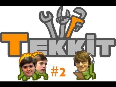 GlassOfTekkit ep 2: so many bloody crafting tables - YouTube