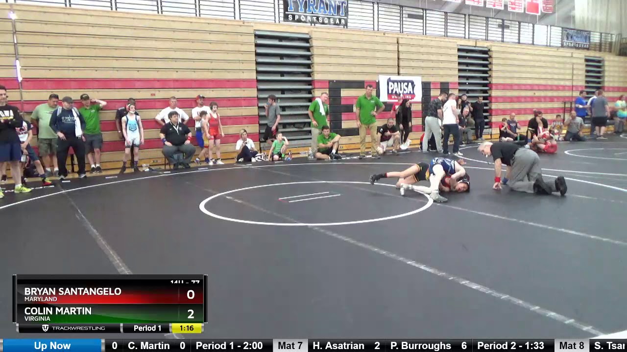 14U 77 Bryan Santangelo Maryland Vs Colin Martin Virginia - YouTube