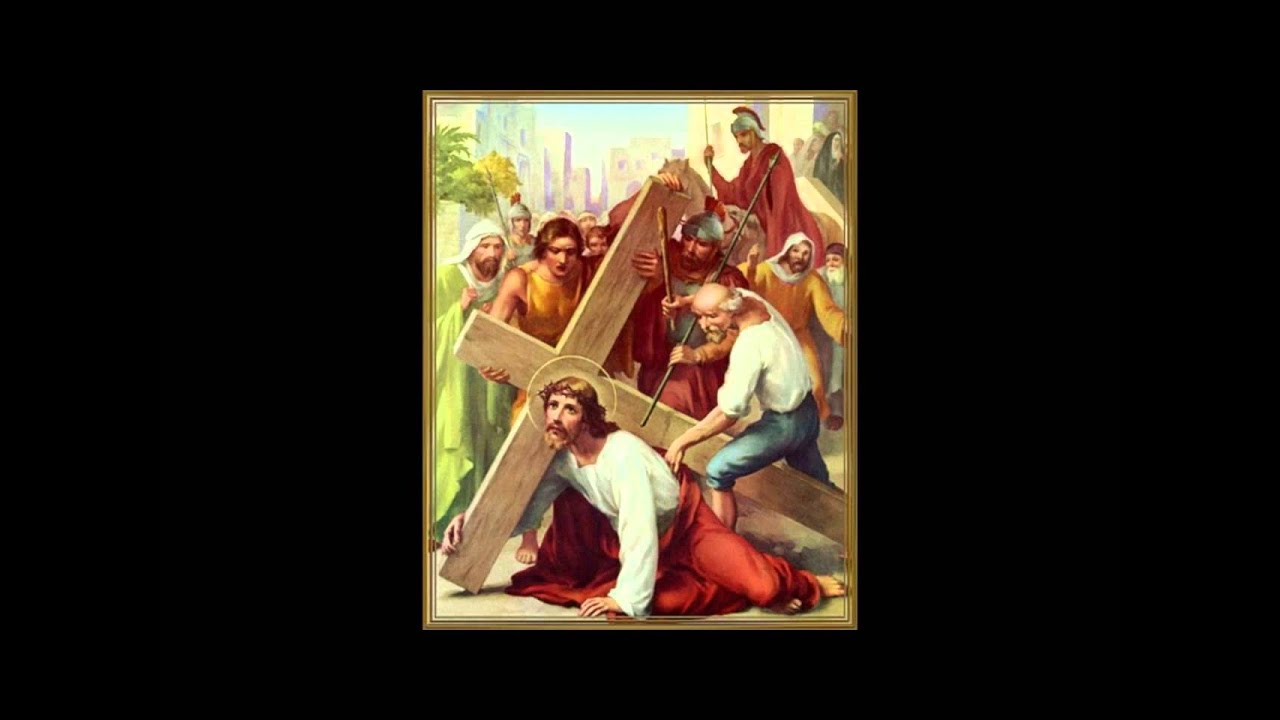 Santo Vía Crucis III Estación "Jesús cae por primera vez" - YouTube
