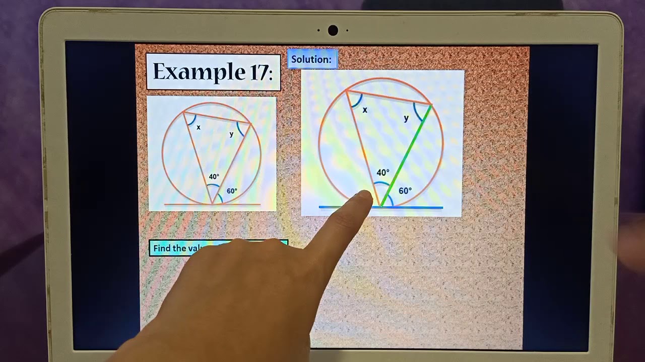 Common tangents, angles of tangent and chord - YouTube