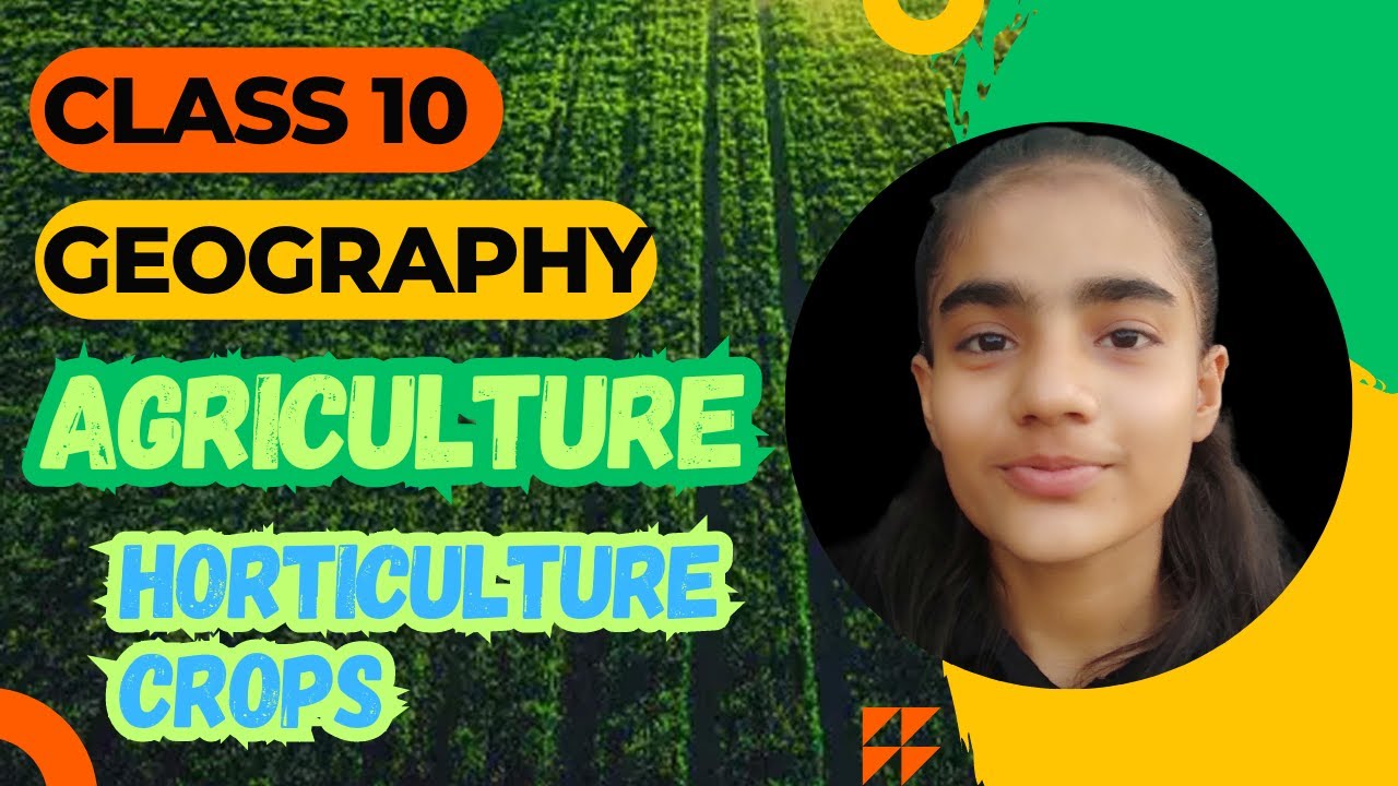 Horticulture Crops | Agriculture | Geography | Class 10. - YouTube