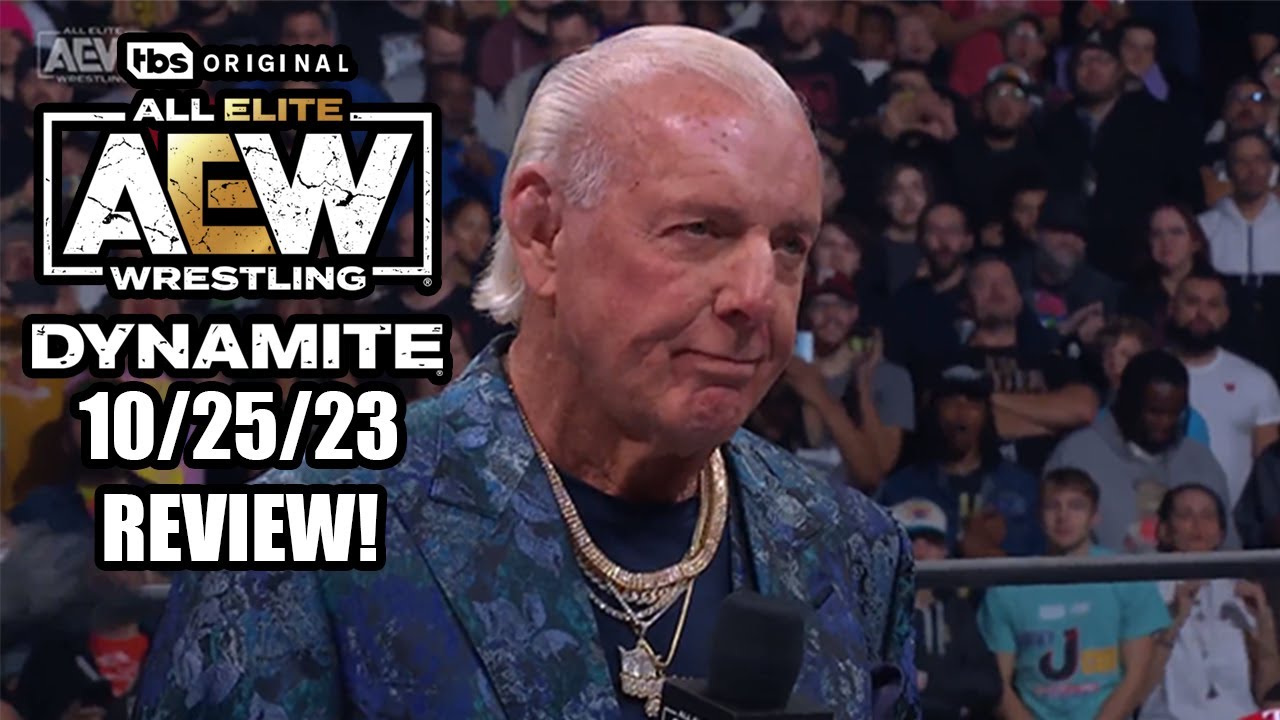 Aew Dynamite 10 25 23 Review And Results Ric Flair Mjf Kenny Omega