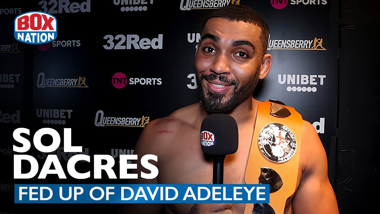 "YOU BOTTLED IT!" - Sol Dacres Fires At David Adeleye - YouTube