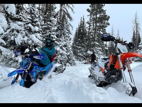 Snow Bike Riding Utah - YouTube