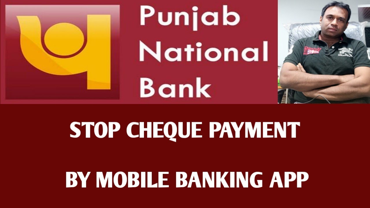 pnb stop cheque payment through mobile banking app / - YouTube