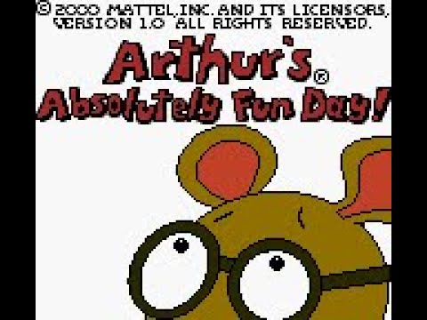 A Longplay of Arthur's👓 Absolutely Fun Day, 2000s GBC Arthur game - YouTube