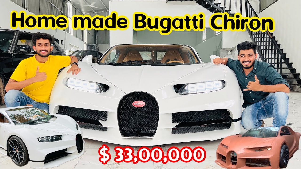 Home made Bugatti Chiron $8M കളിമണ്ണ് കൊണ്ട് ഉണ്ടാക്കിയ super car - YouTube