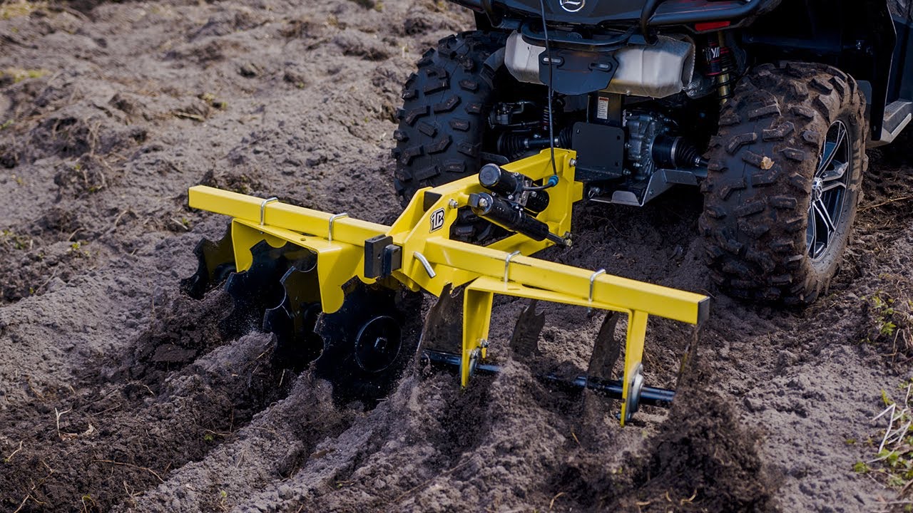 RECEIVER MOUNT DISC HARROW ( ATV / UTV attachment ) IRON BALTIC - YouTube