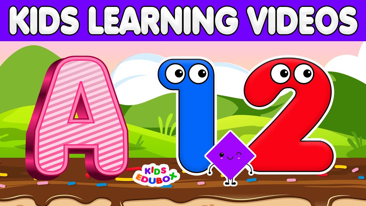 ABC and 123 Learning Videos Toddlers + Nursery Rhymes & Kids Songs+ ...