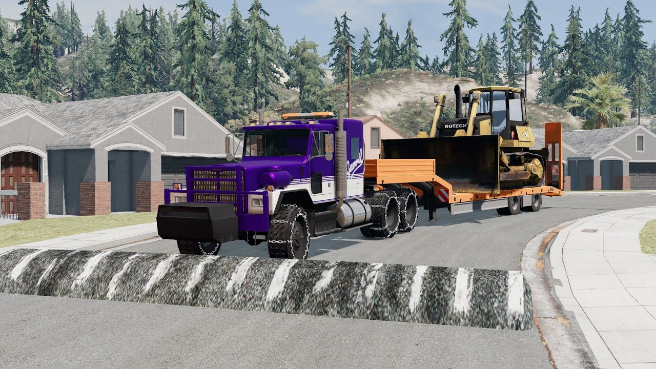 Cars vs Massive Speed Bumps #130 – BeamNG Drive | Master BeamNG - YouTube