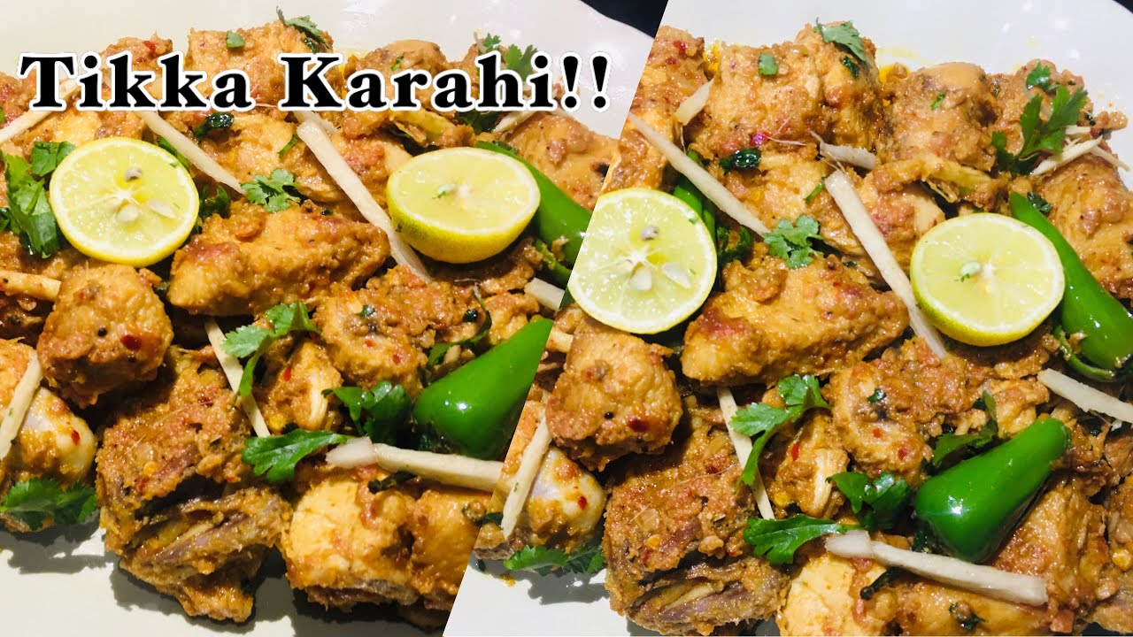 Chicken Tikka Karahi Recipe by Multi Food[by Amna] - YouTube