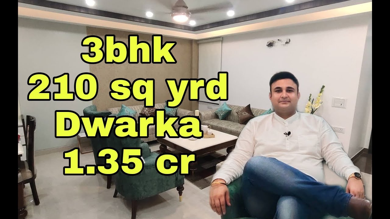 (D127) 3 BHK in Dwarka /210 sq.yrd/ Dwarka Sec.-8/Flat in Delhi/80% ...