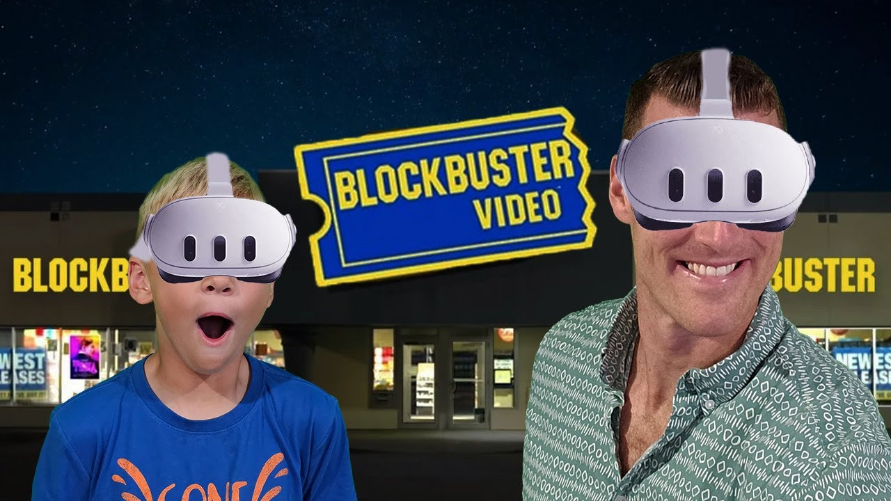 I Took My Son To The 90's - Blockbuster In VR | PFG Gaming - YouTube