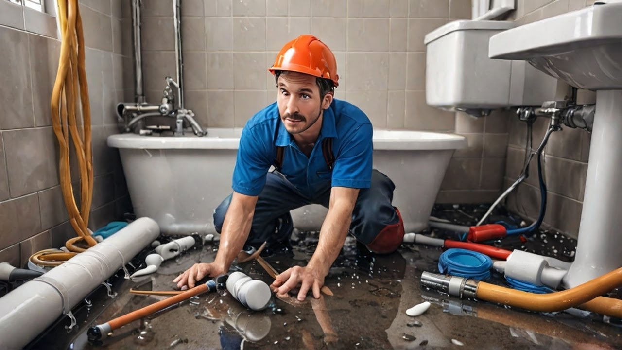 Plumber Makes Massive Mess - EPIC FAIL! - YouTube