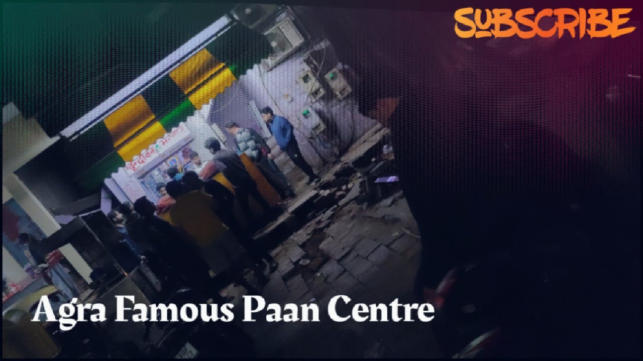 Agra Famous Paan Centre Kamal Pan Centre Sweet Pan Making Video #agra # ...