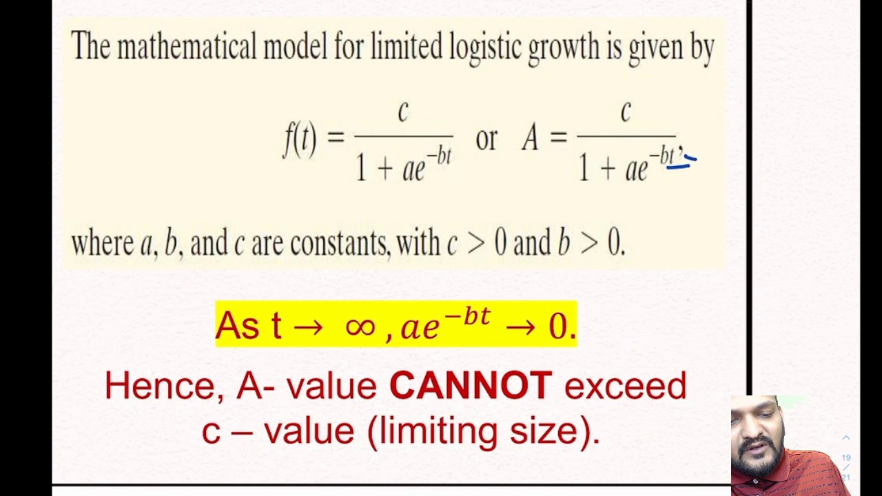 College Algebra Section 4.5 Part II: Limited Logistic Growth Model ...