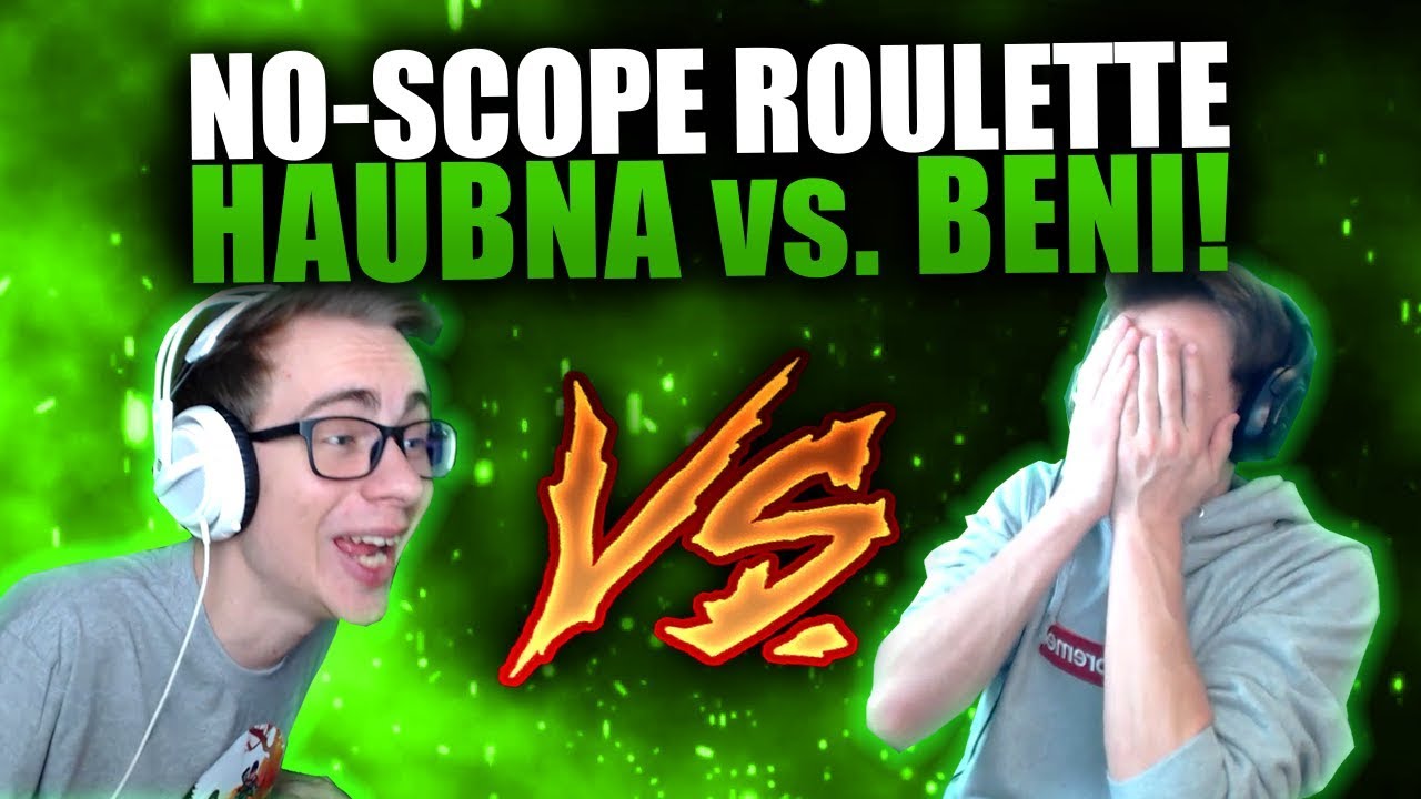 NO-SCOPE ROULETTE! HAUBNA vs BENI in BO4! 🔵 | TwoEpicBuddies - YouTube