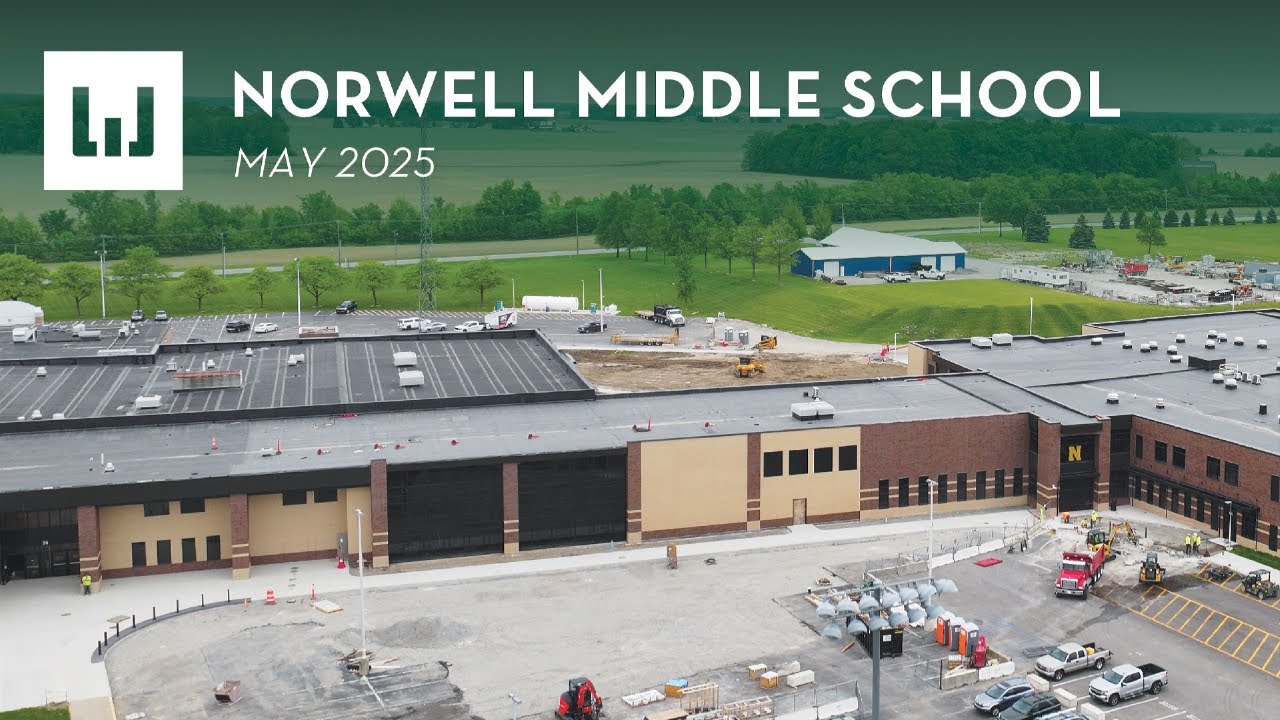 Norwell Middle School - Construction Update (May 2025) - YouTube