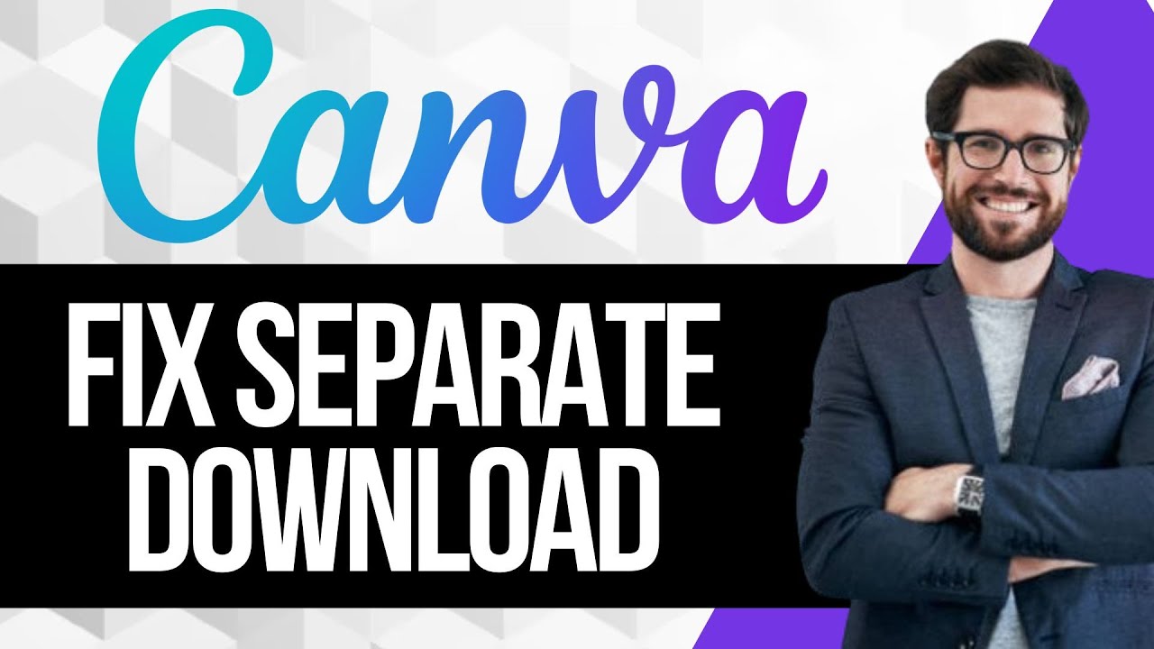 How to Fix Canva PDF dowloaded as separate pages - YouTube