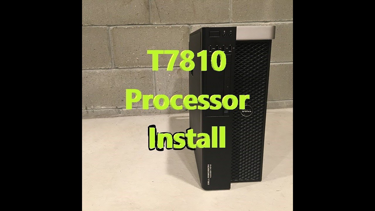 How to Install Processors in to a Precision T7810 - YouTube
