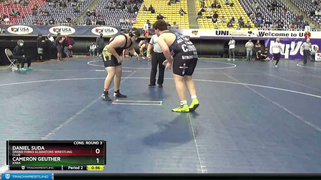 16U 285 Daniel Suda Grand Forks Gladiators Wrestling Club Vs Cameron ...
