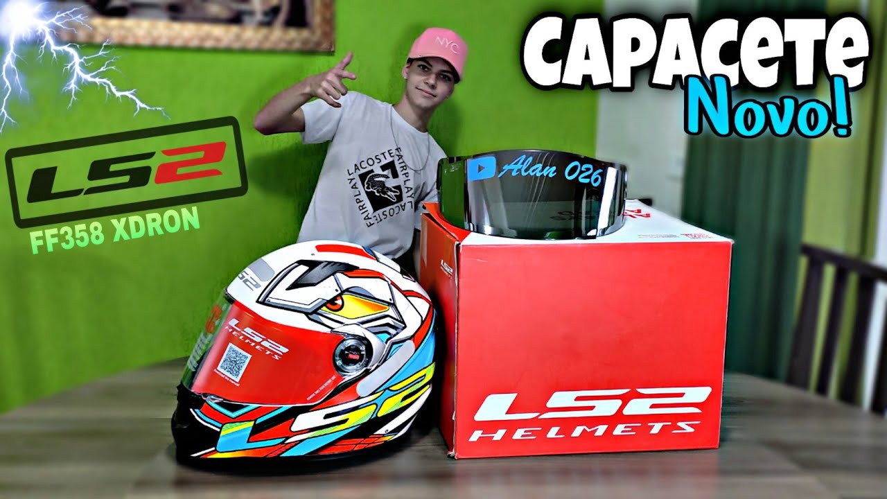 TODOS OS DETALHES DO NOVO LS2 FF358 CLASSIC XDRON NEON ORANGE - YouTube