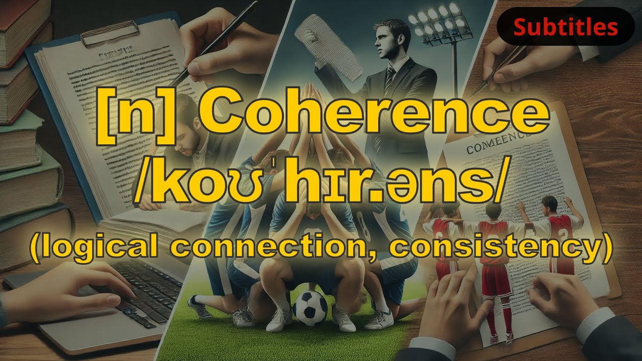 [n] Coherence meaning (logical connection, consistency) with 5 examples ...