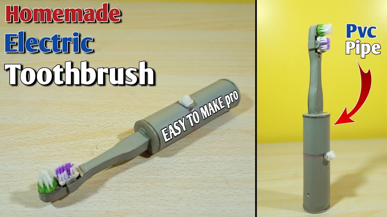 How To Make Electric Toothbrush At Home | Homemade Diy Electric ...