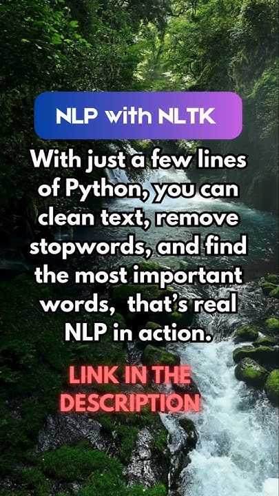 NLP with NLTK: Build a Chatbot! - YouTube
