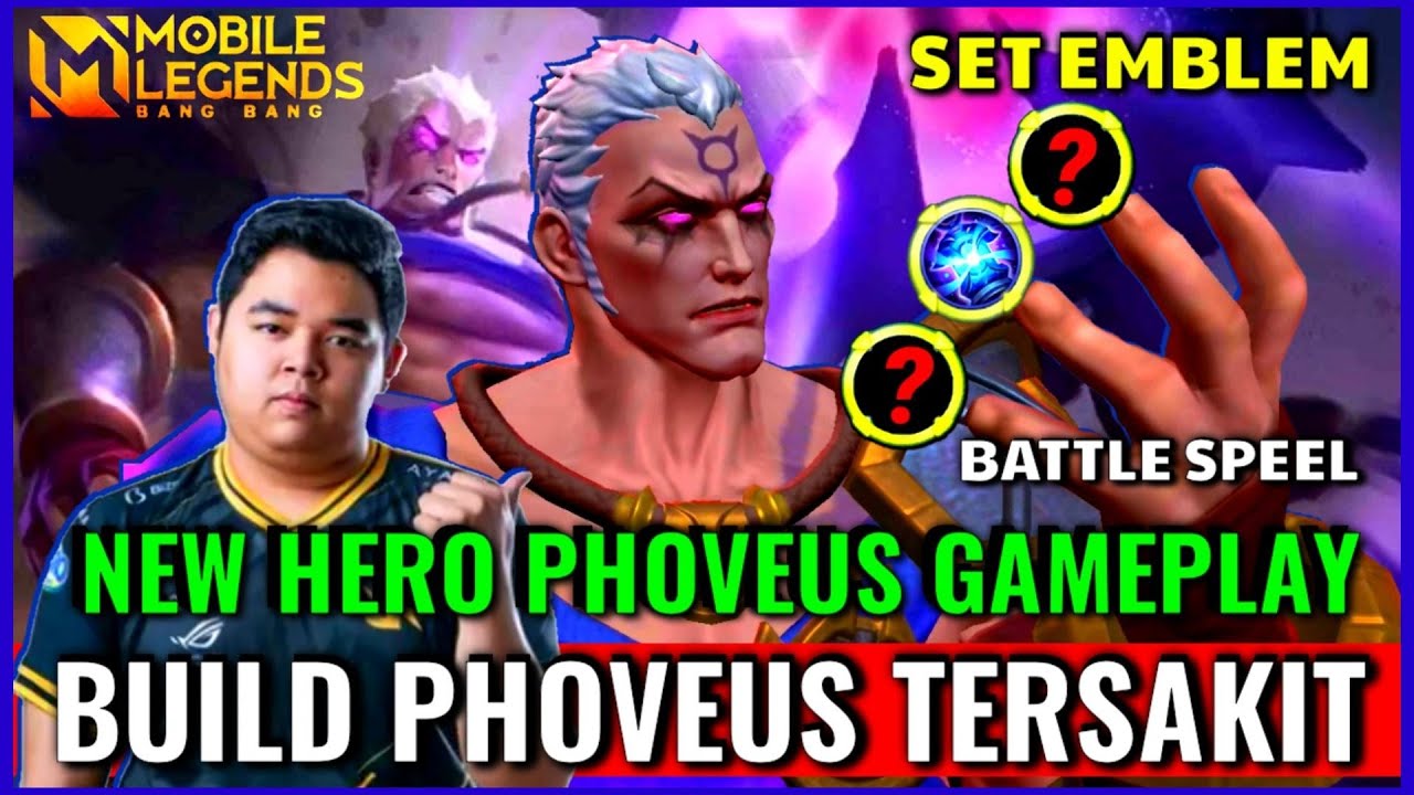 NEW HERO PHOVEUS GAMEPLAY 2021 - BUILD PHOVEUS TERSAKIT MOBILE LEGENDS ...