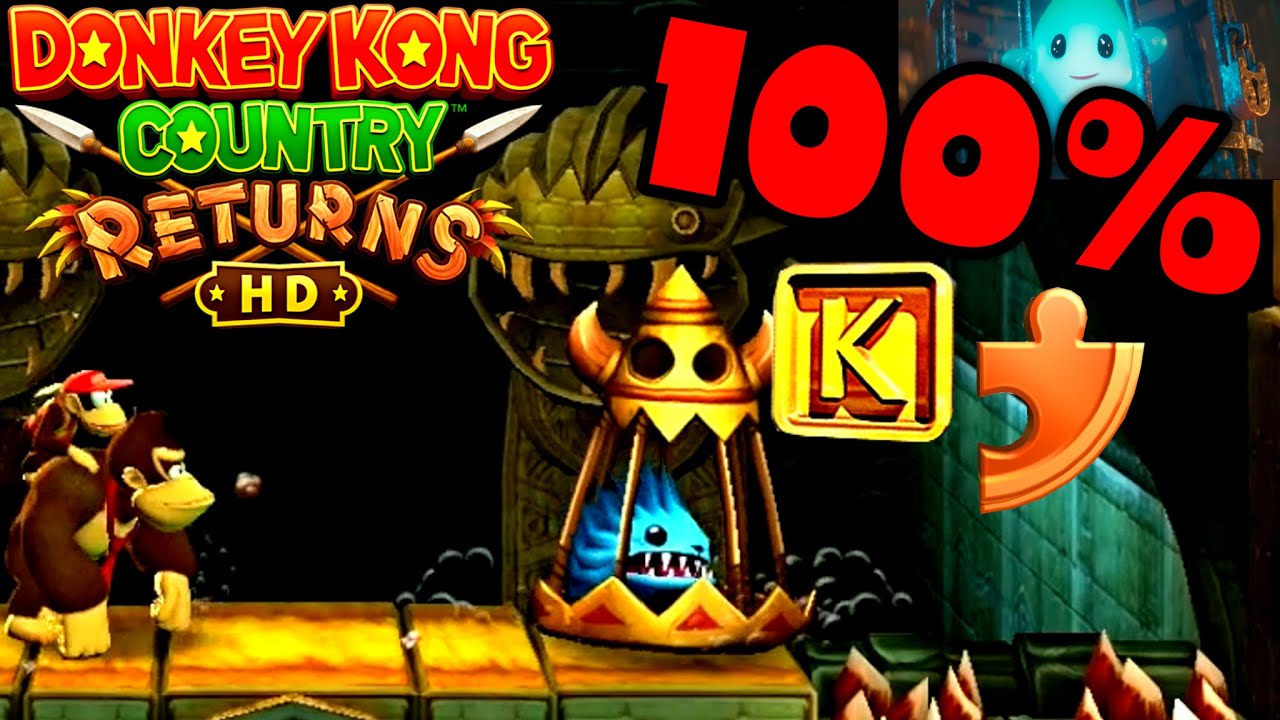 3-5 Itty Bitty Biters 🐵 Donkey Kong Country Returns HD 100% Tutorial ...