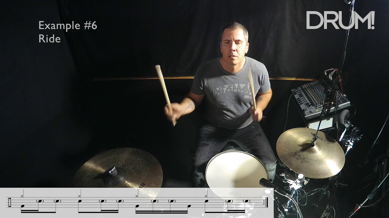 Drum Lesson: Ride Pattern Lesson Plan Week 9 - Displacements & Ghost ...