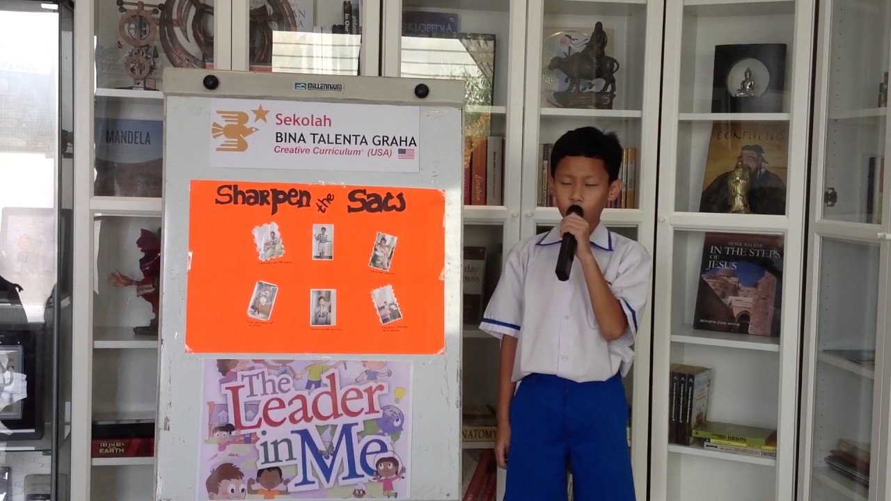 Adrian P3B Healthy Habit Presentation @ Bina Talenta Graha School - YouTube