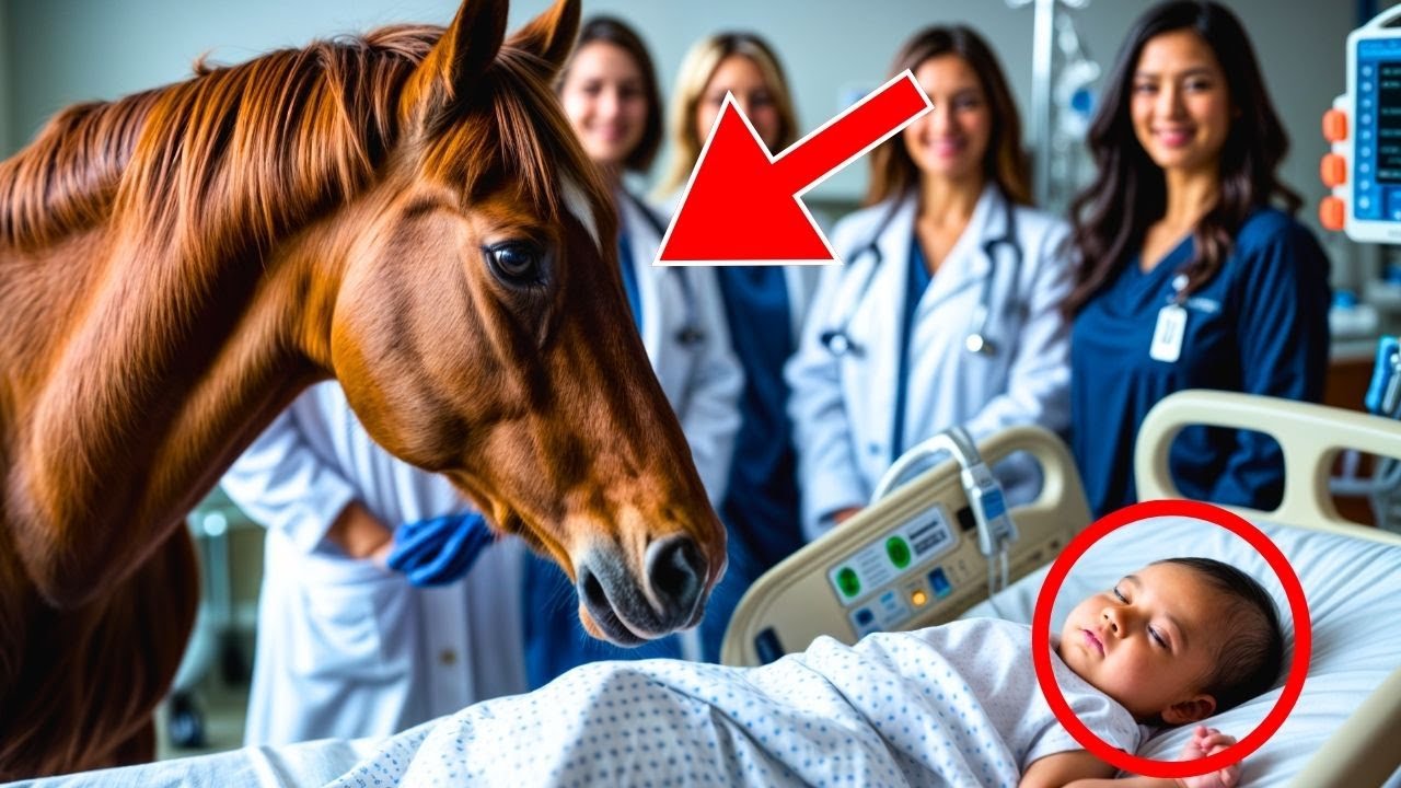 A MYSTERIOUS HORSE ENTERS A HOSPITAL, APPROACHES A CHILD IN A COMA, AND ...