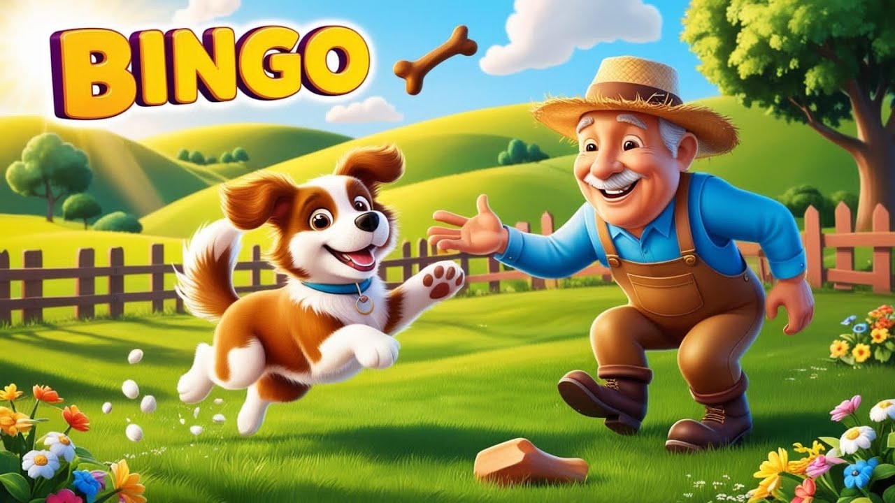 "🎶 Sing Along to the Ultimate Bingo Song! Fun Nursery Rhymes for Kids ...