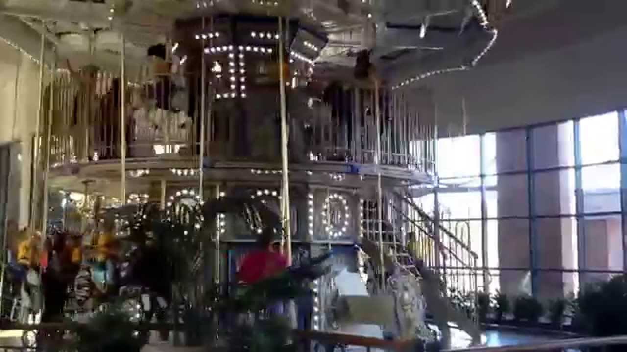 Double decker carousel! - YouTube