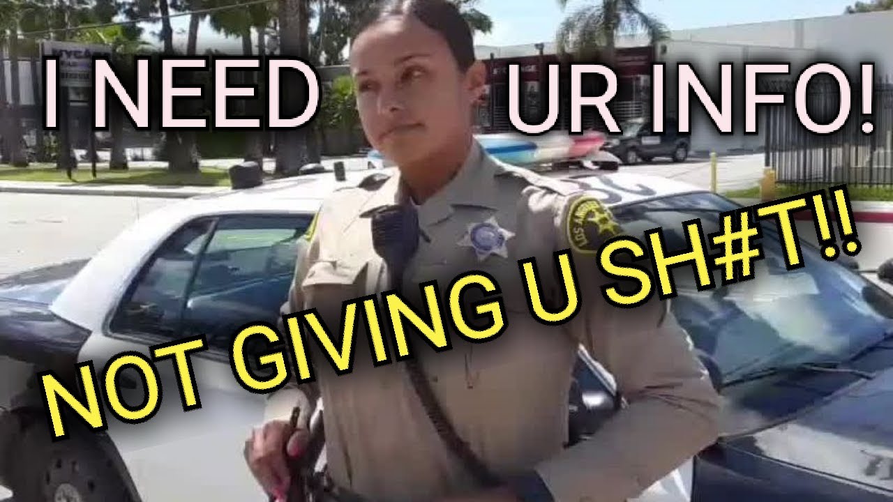 STAND UP FOR YOURSELF, FEMALE DEPUTY OWNED, 1st AMENDMENT AUDIT - YouTube