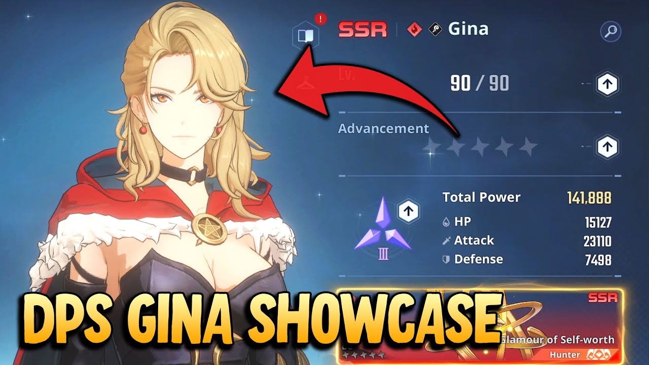 A0 DPS Gina Gameplay Showcase | Solo Leveling: ARISE - YouTube