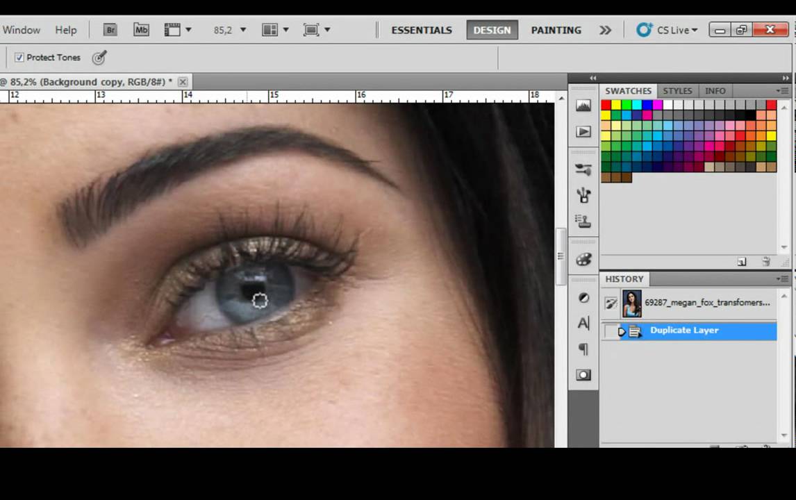Beautiful Eyes - Adobe Photoshop Tutorial [HD] - YouTube