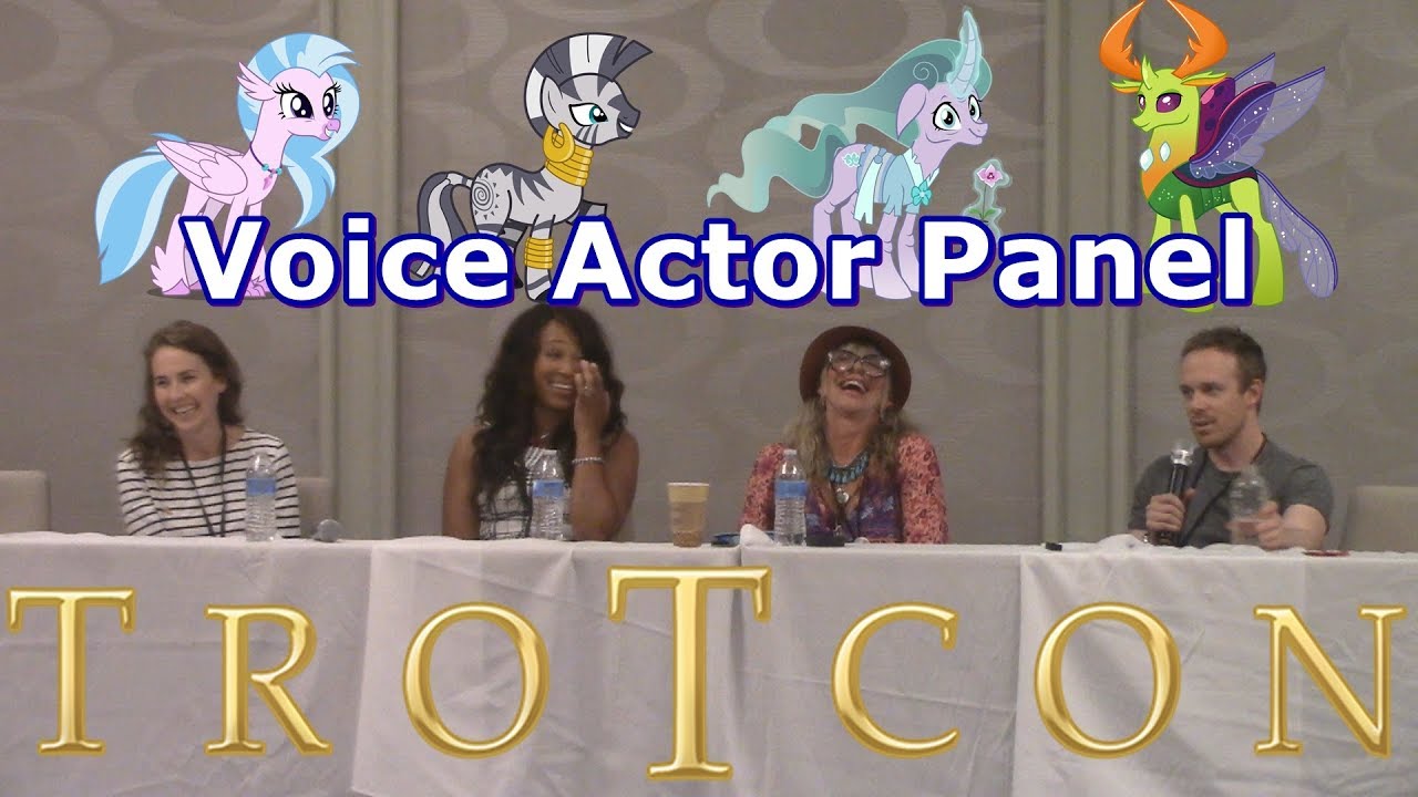 Meet the Voice Actors Panel Trotcon 2018 - YouTube