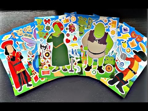 Creating AMAZING Shrek Scenes With Fun Stickers - YouTube