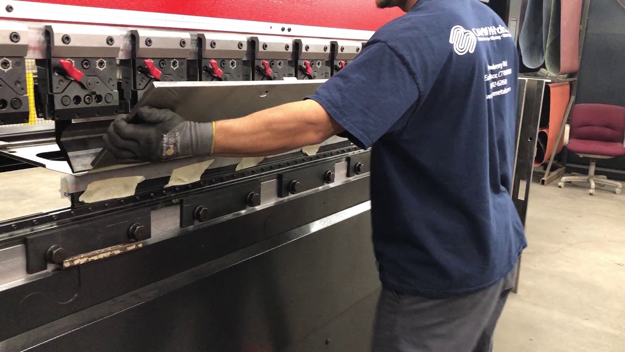 Bump Forming Aluminum Sheet Metal Cover - YouTube