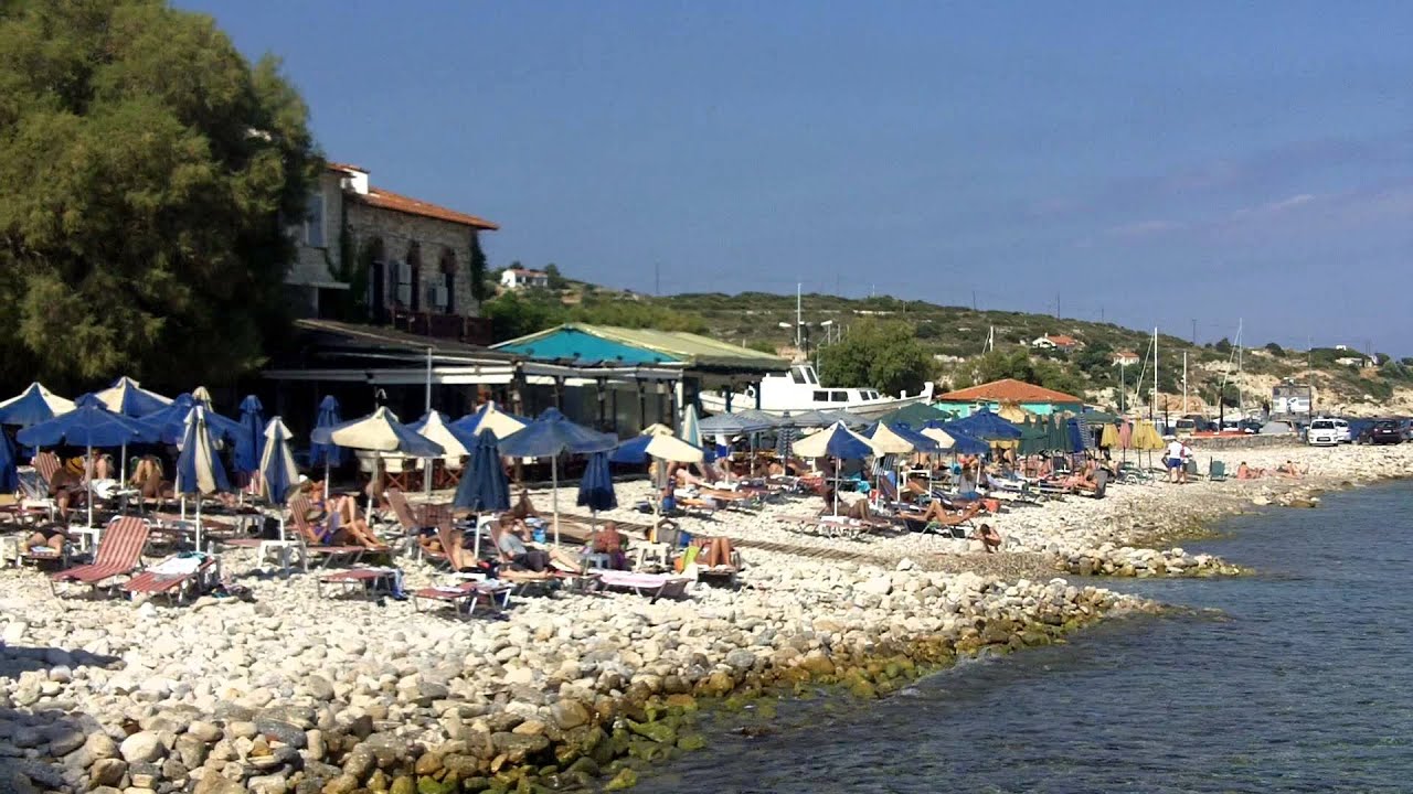 Tarsanas Beach, Pythagorio - YouTube