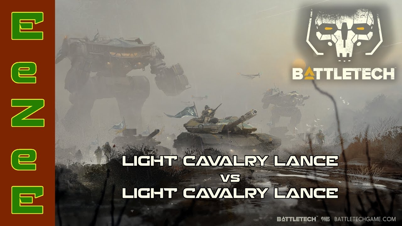BattleTech: 2 Light Cavalry Lances Duke It Out - YouTube