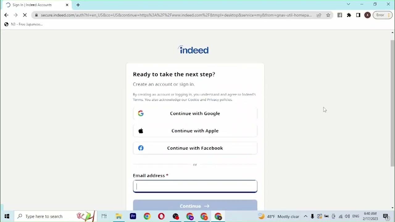 How to Login Indeed Account Online? Step-by-Step Guide to Sign In to Indeed Account - YouTube